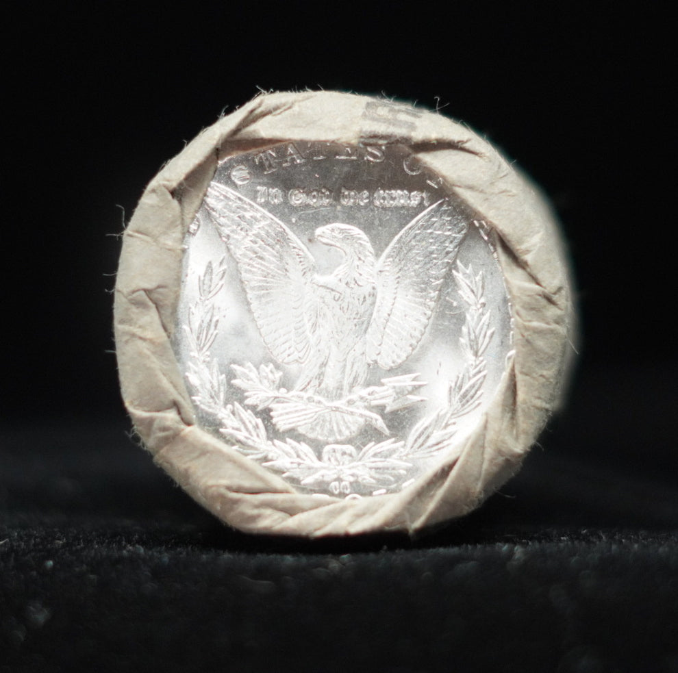 CC & CC Ends $10 Morgan Silver Dollar Sealed Bank Roll GEM BU/BU – Coin ...